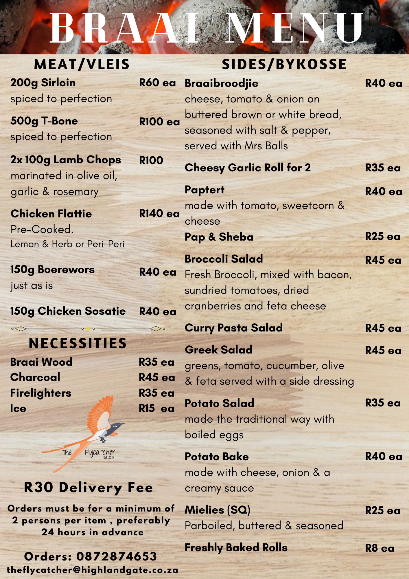 The Flycatcher Restaurant - Highland Gate